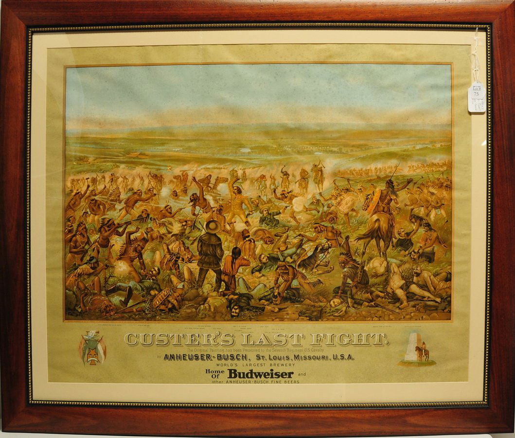 Custer's Last Stand Print --Anheuser-Busch