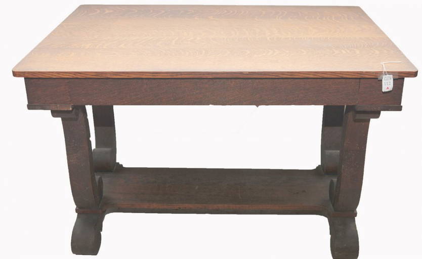 Oak Library Table 42x28