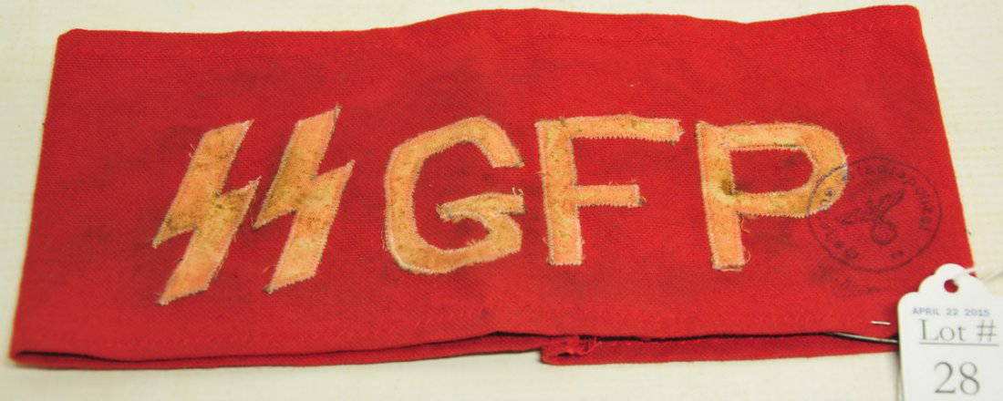 (secret Field Police) Nazi Ss Gfp Armband