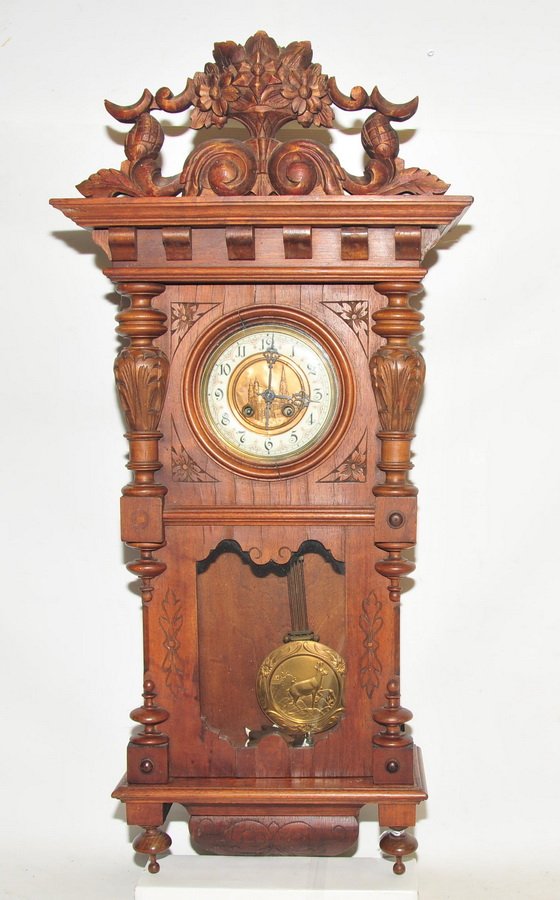 Antique German Made Triumph Wall Clock