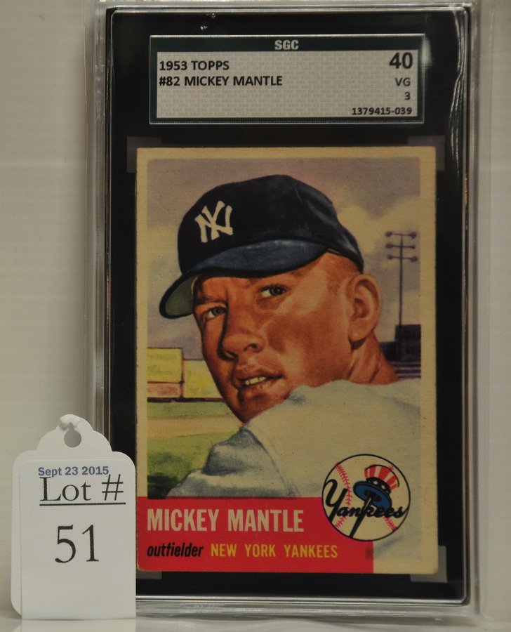 1953 Topps Mickey Mantle