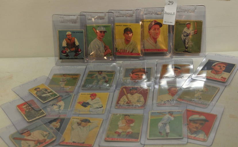 23 Pre War Baseball Cards