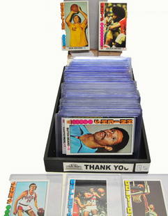 Complete Set 1976 77 Topps Basketball, (144pc)