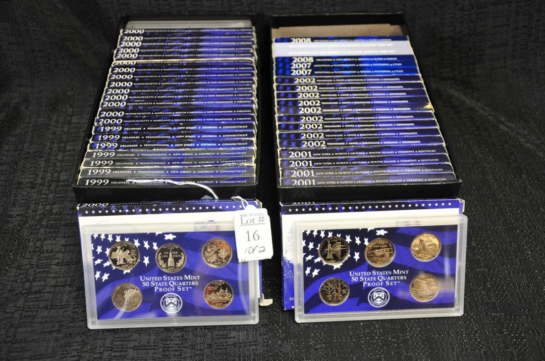 44 Us State Quarter Proof Sets