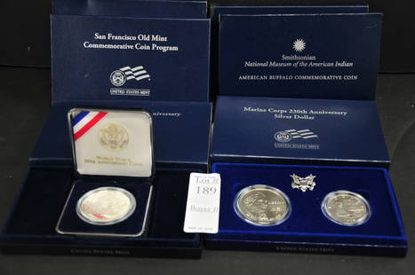 3 American Mint Commemorative Coin Collections