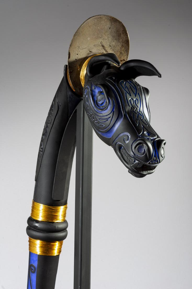 Eoin Breadon Carnyx, Circa 2007. Art Glass Habatat