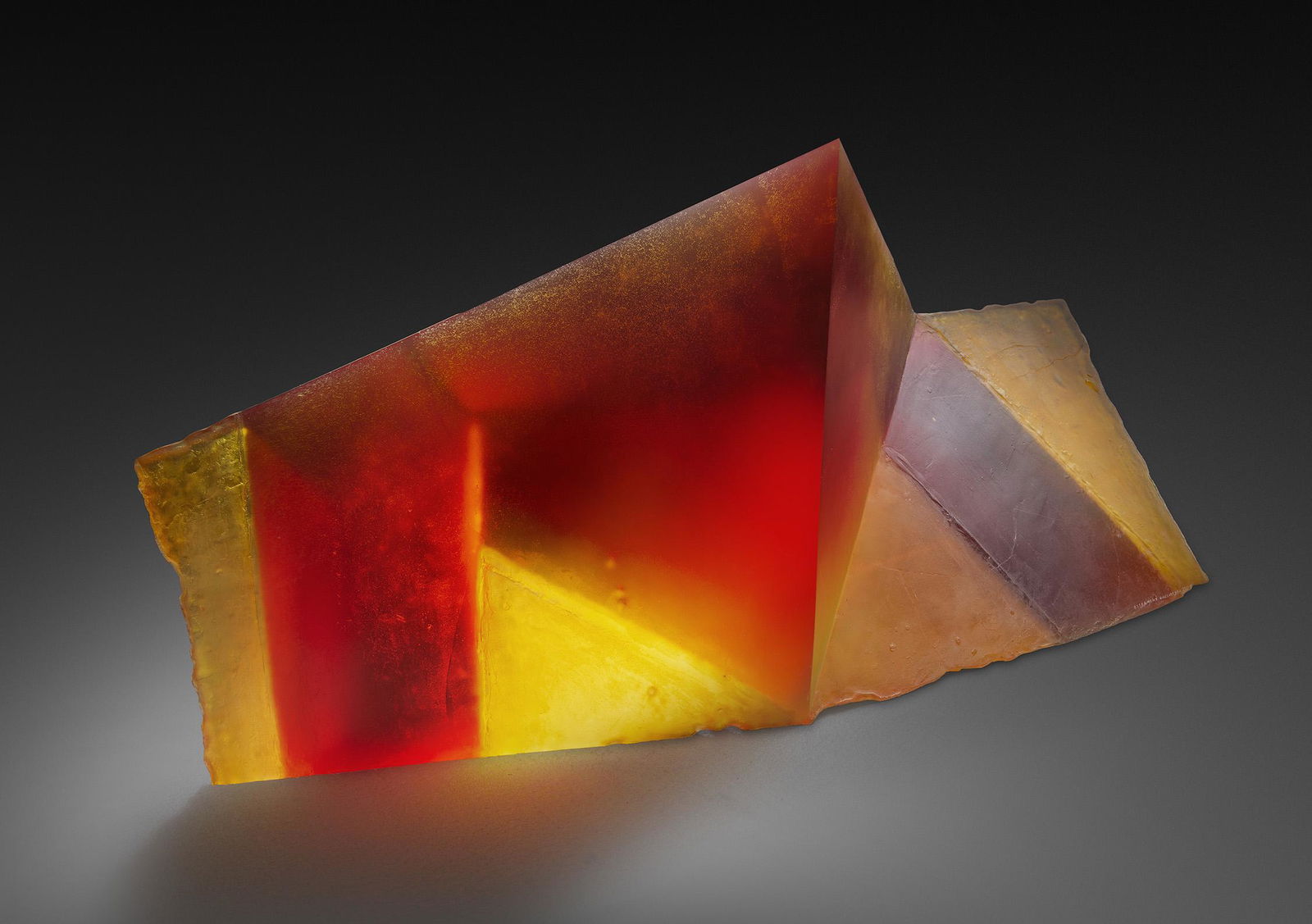 Libensky & Brychtova Red Table Art Glass Museum