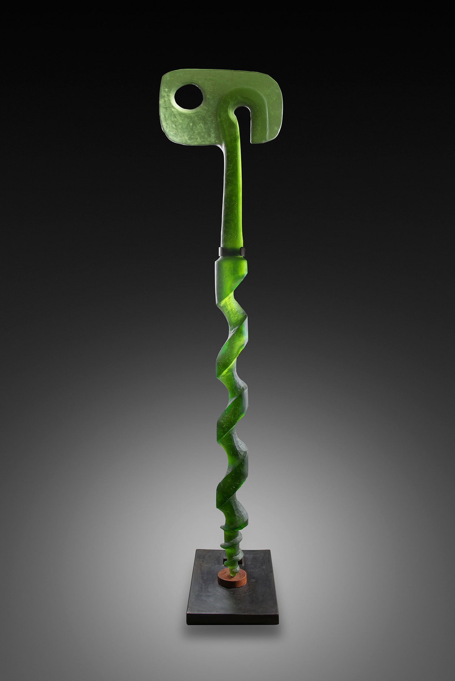 Rick Beck Audrey Tall Unique Glass Sculpture Art Auction
