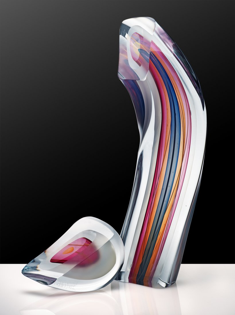 Habatat - Harvey Littleton Rose Opal Twist, Art