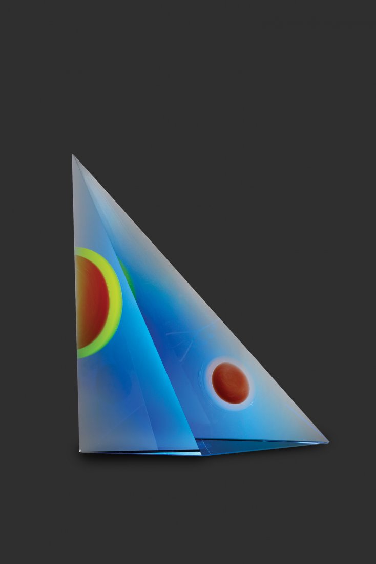 Habatat Mark Peiser Planet Series 1985 Glass Art