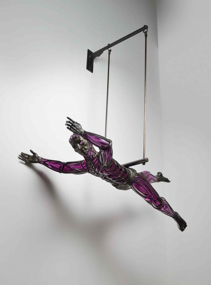 David Bennett Acrobat 2005 Glass Art Habatat