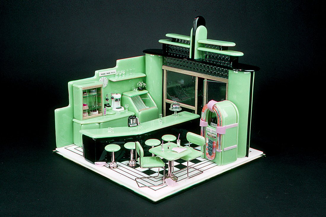 Emily Brock The Diner 1989 Glass Art Habatat