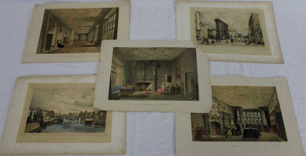 Five 19th Century French & English Lithographs