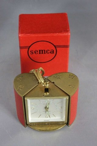 Vintage Semca Seven Jewels Travel Clock