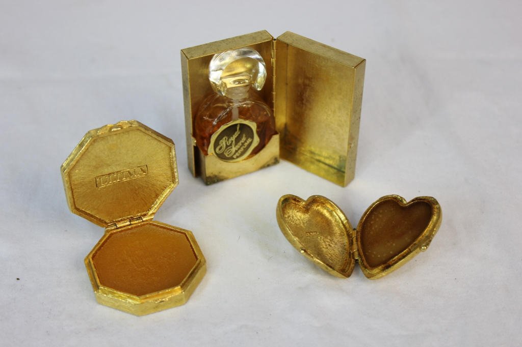 Solid Perfume Compacts & Perfume Miniature W Case