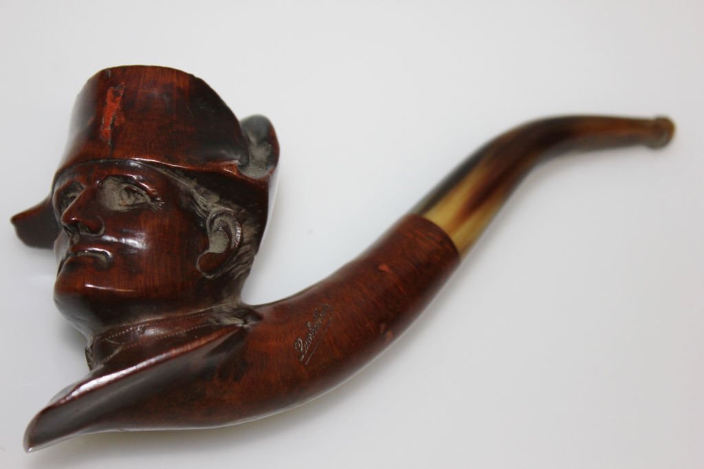 Louis Lamberthod Smoking Pipe In Form Of Napoleon
