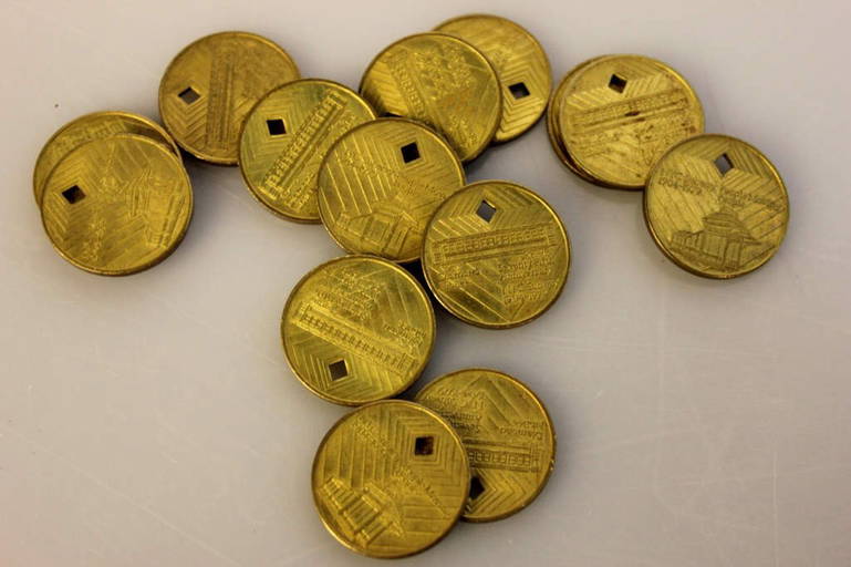 14 Commemorative Nyc Subway Tokens