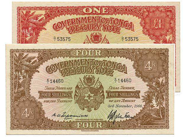 Tonga Government Of Tonga Treasury Note 1966