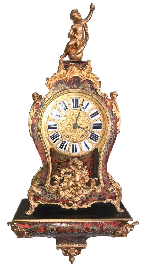 Nice French Boulle Bracket Clock, With