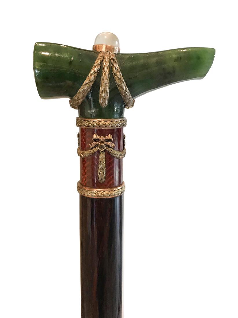 Fine Russian Faberge Style Cane