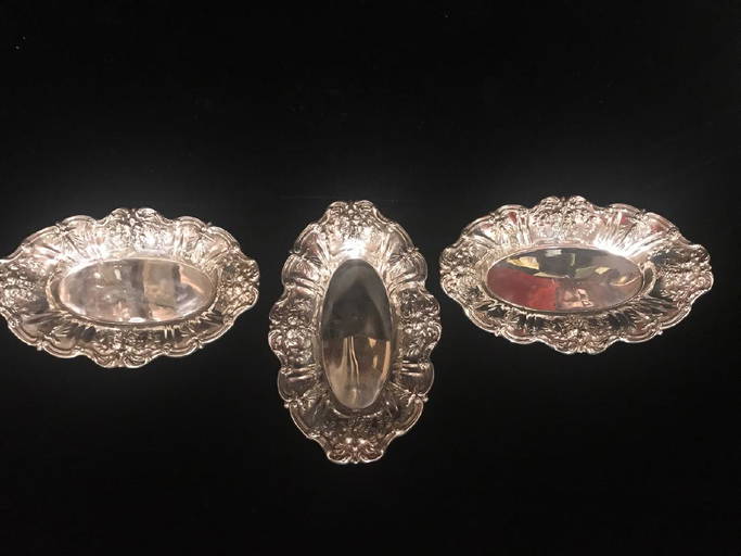 Three Reed And Barton Sterling Trays.