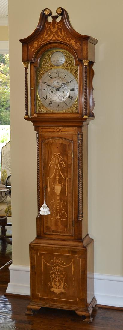 19th C. Scottish Grandfather Clock.