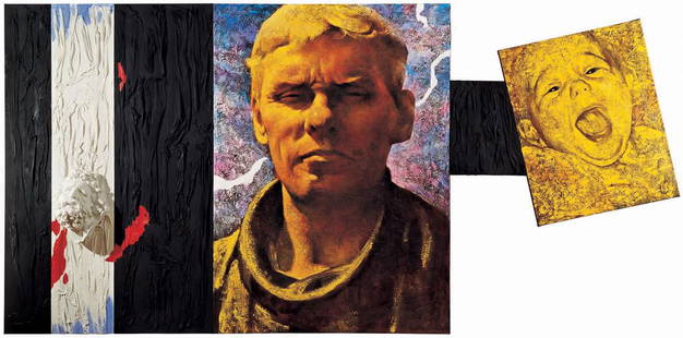 Shadow Of Miami . Shades Of Ocean Drive, Marc Rudinsky ? Acrylic 50" X 50"