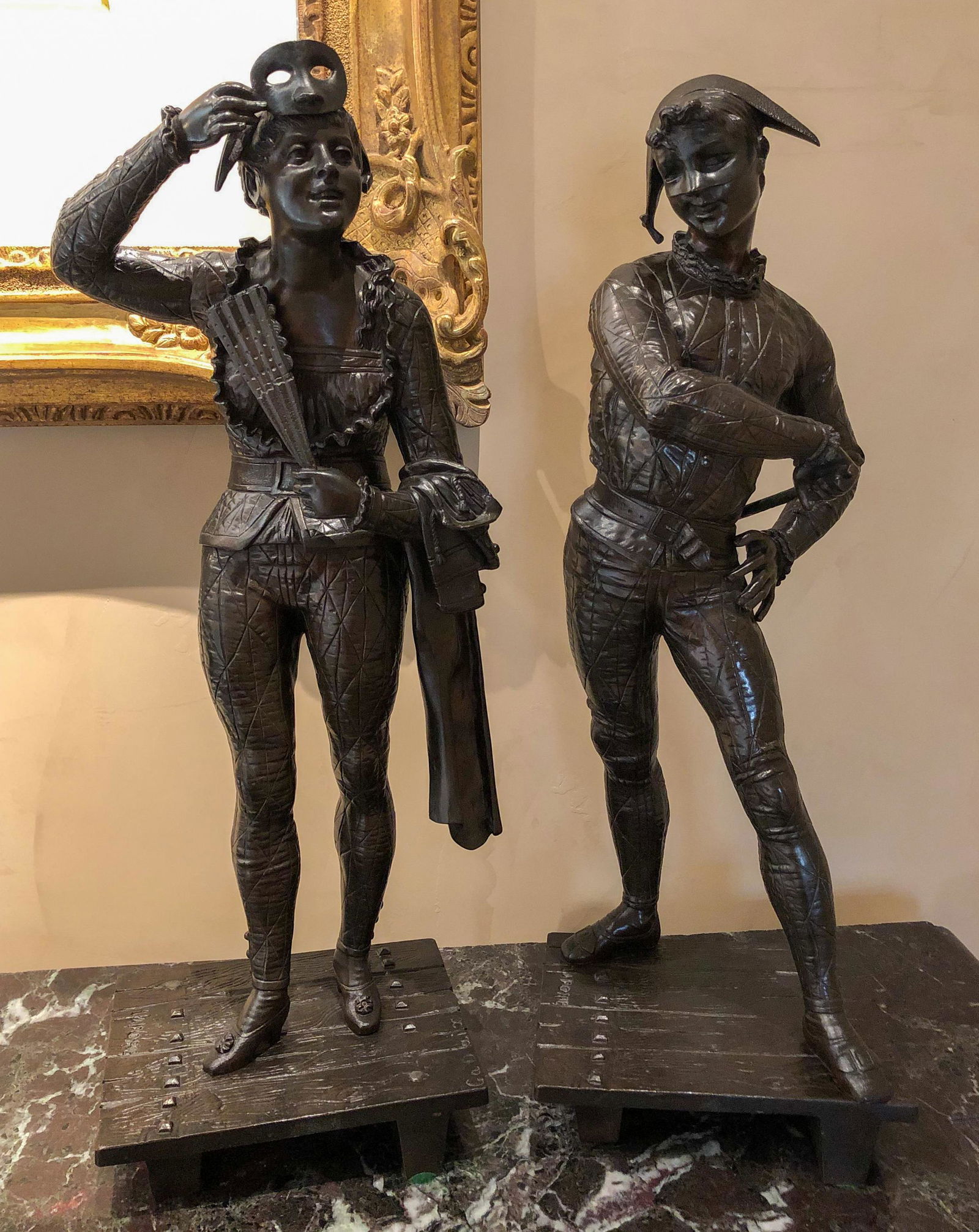 Pair French Bronze Jesters Signed Laporte - Sep 14, 2020 | J. Garrett ...