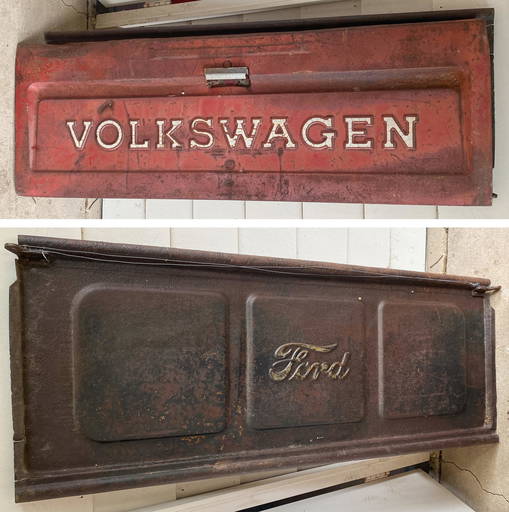 Vintage Ford And Volkswagen Tailgates