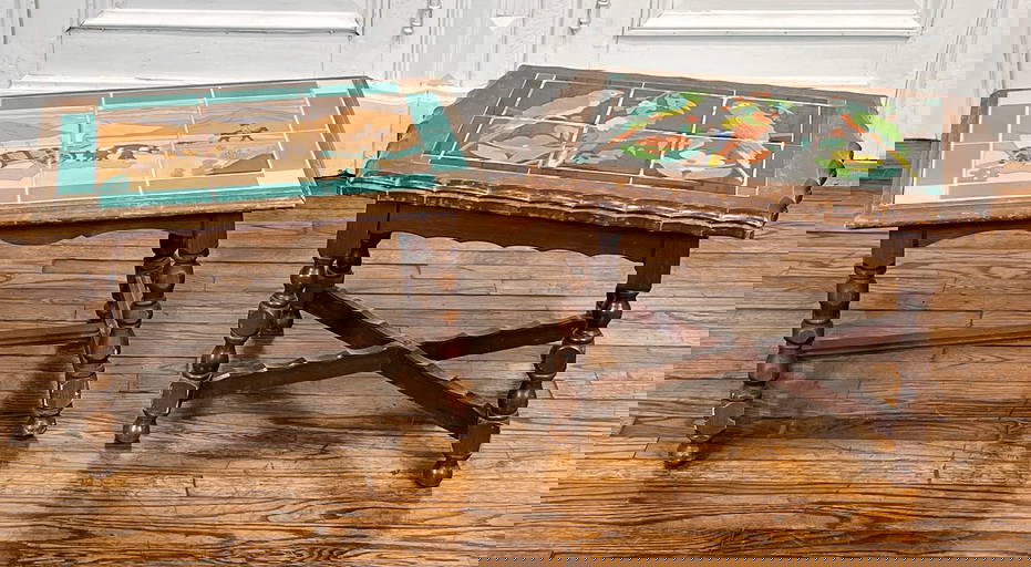 Two California Arts & Crafts Tile Tables