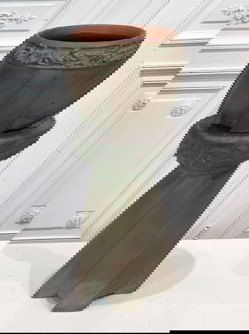 Frank Ferrell Peters And Reed Pottery Planter Auction