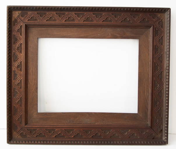 Flat Panel Oak Frame