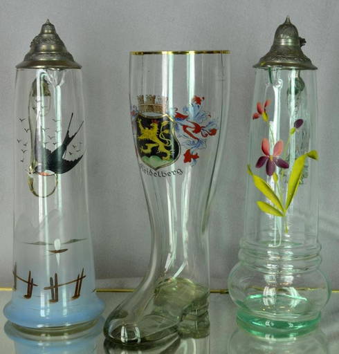 3 Lg German Beer Tankards