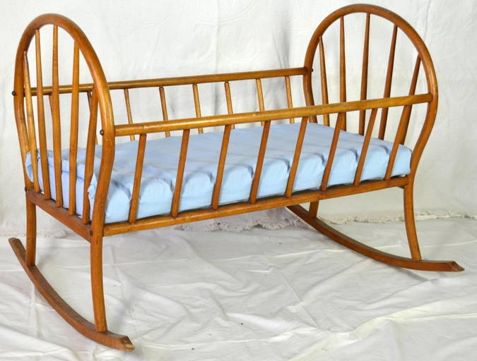 Primitive Bentwood Cradle