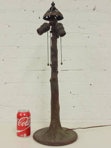 Handel bronze tree trunk lamp base - May 22, 2017 | Hudson Valley ...