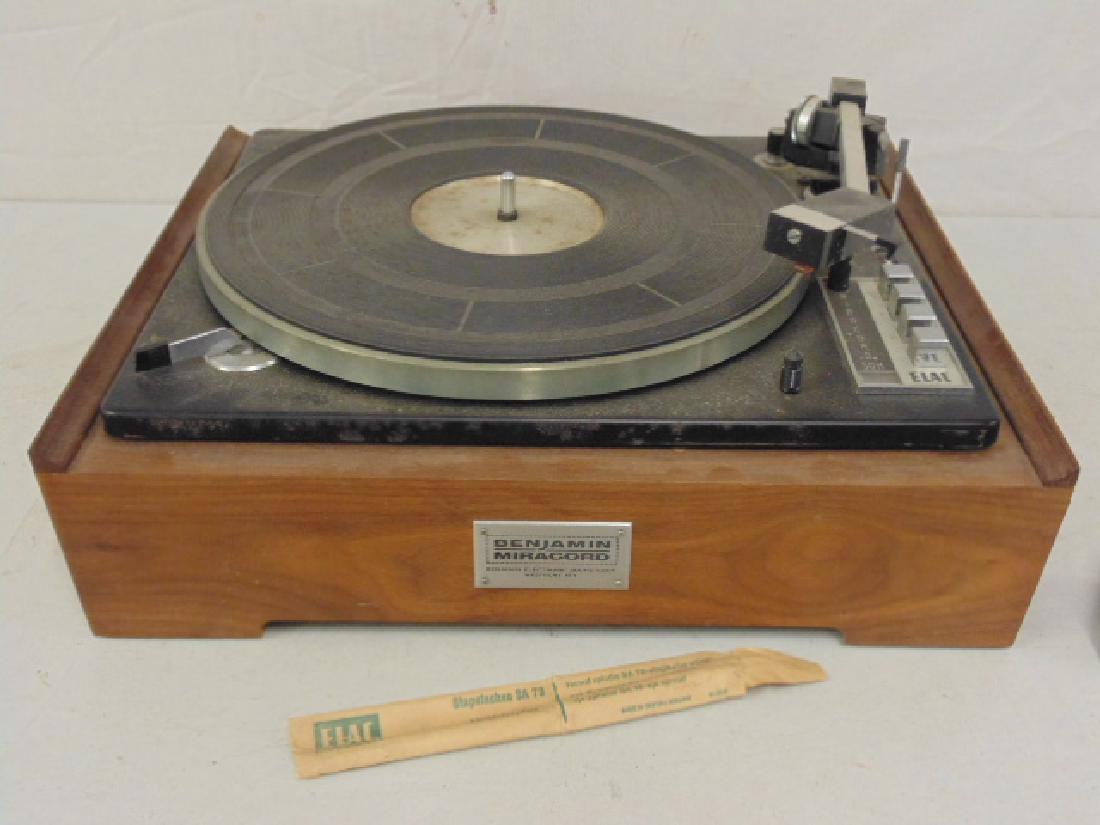 ELAC turntable, Benjamin Miracord 50H turn table,