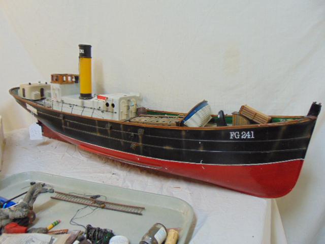 Hand built steam powered model boat with parts, large - Feb 10, 2020 ...