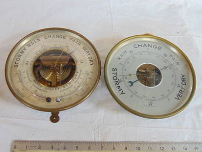 Antique French Holosteric Barometer Naudet Hulot