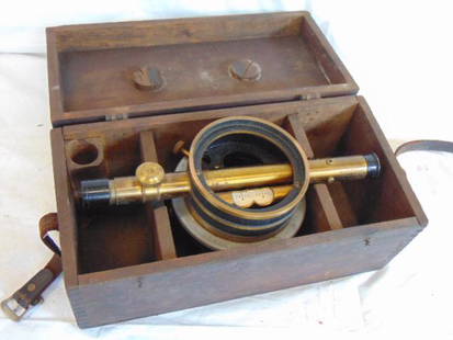 Surveying Instrument With Tripod, Bostrom Brady