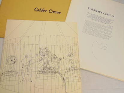 Alexander Calder Circus Portfolio By Joan Miro 1964