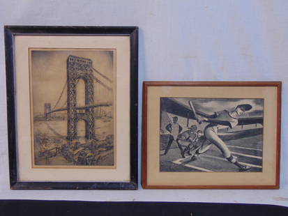 George Losch "the Rockville Bridge" Print