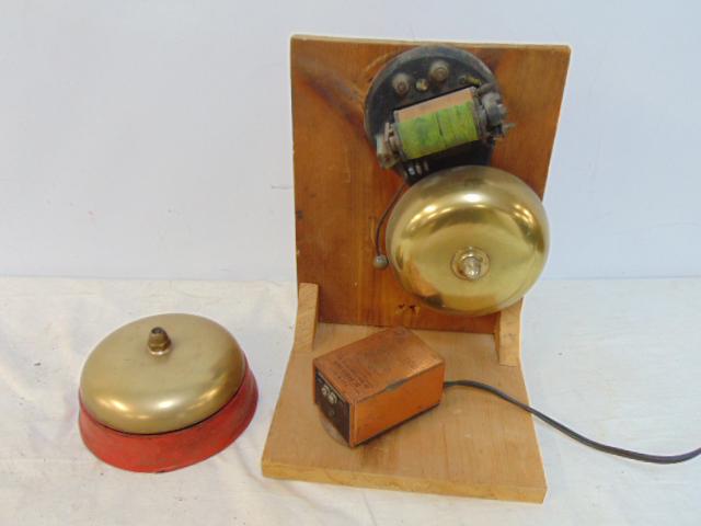 2 firehouse bells, brass, cast iron, no name. (#0386) on Jun 27, 2022 ...