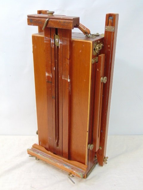 Portable artist easel by Trident, Model 12.605, made in Brazil, with ...