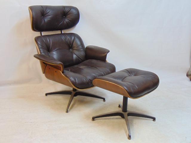 Frank Doerner lounge chair & ottoman, Eames Style, mid Century chair in ...