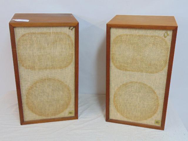 Pair AR-2ax Acoustic Research speakers, serial No AX 92348, , 13.5" by ...