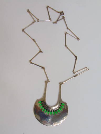 Jewelry. Vintage David Andersen Sterling Silver Enamel Necklace Norway ...