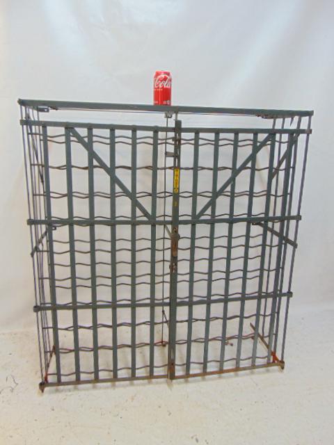 "rigidex" Iron Cage Style Wine Rack, Grey Steel, With Lockable Front ...
