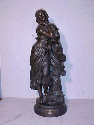 Bronze Figure, "mignon", Sgd. Gaudez