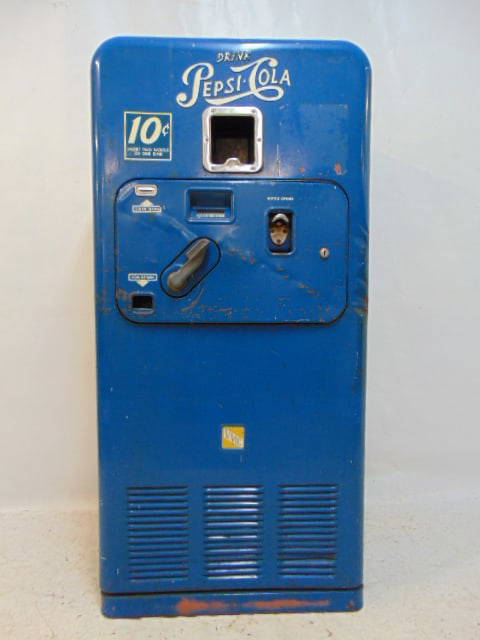 Vintage Pepsi Cola Machine, Model 33, In Blue, Original Paint ...