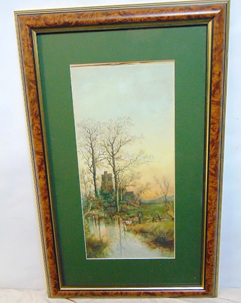 Anna Wiggins (new Jersey, 19/20th Century) Painting On Porcelain ...